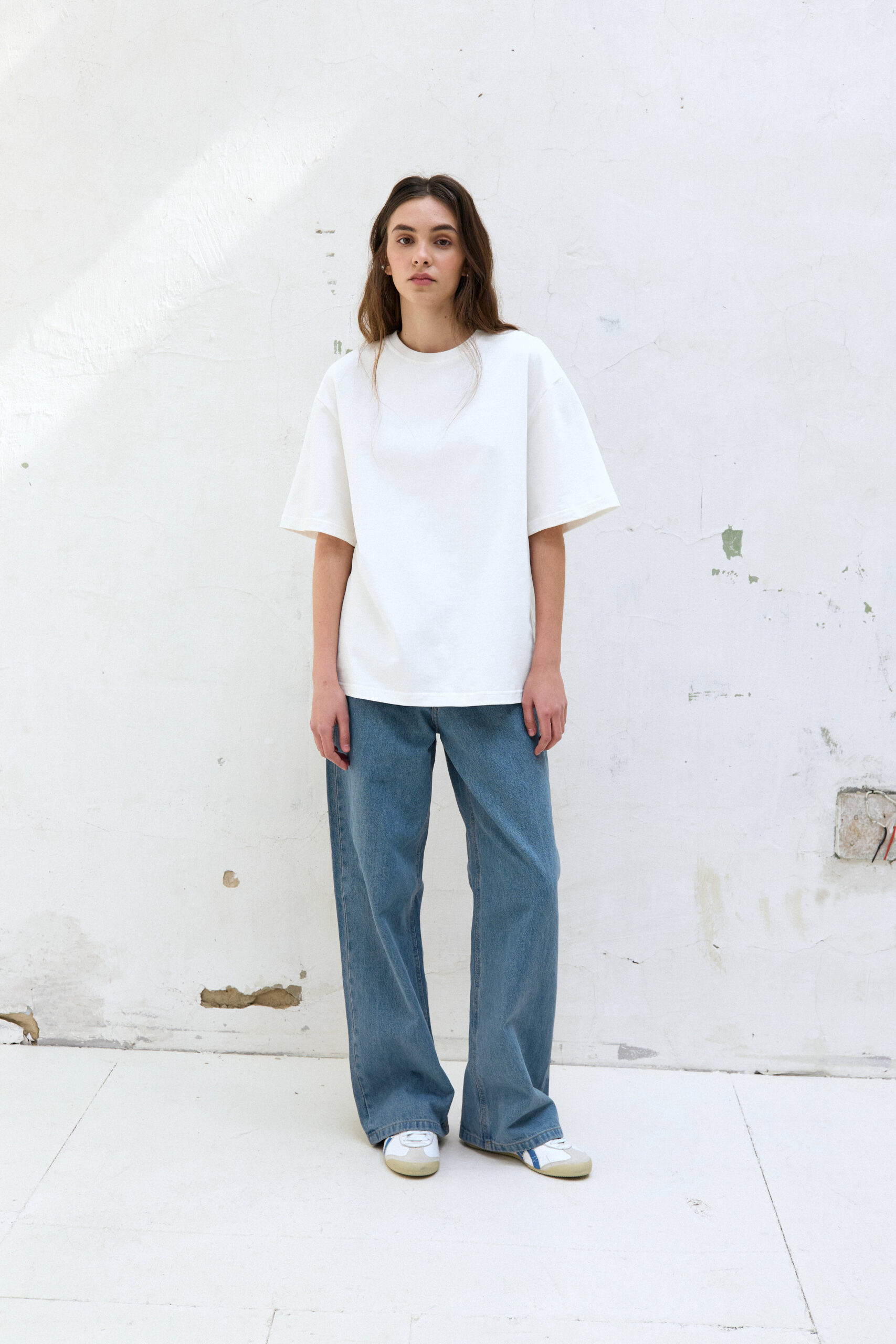 NUGA - футболка бавовняна молочна